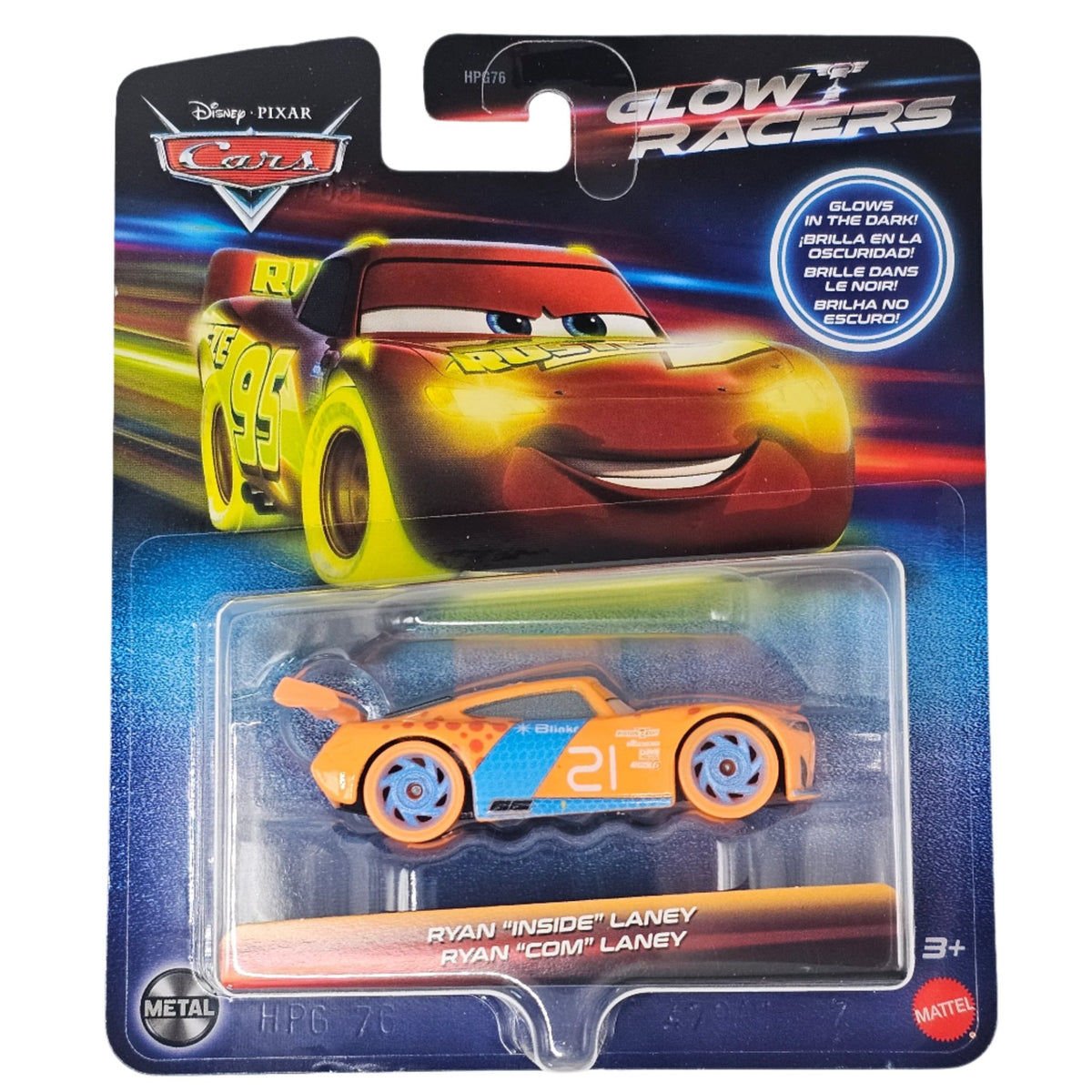 Disney Pixar - Ryan "Inside" Laney - 2025 Cars Glow Racers Series – Top ...