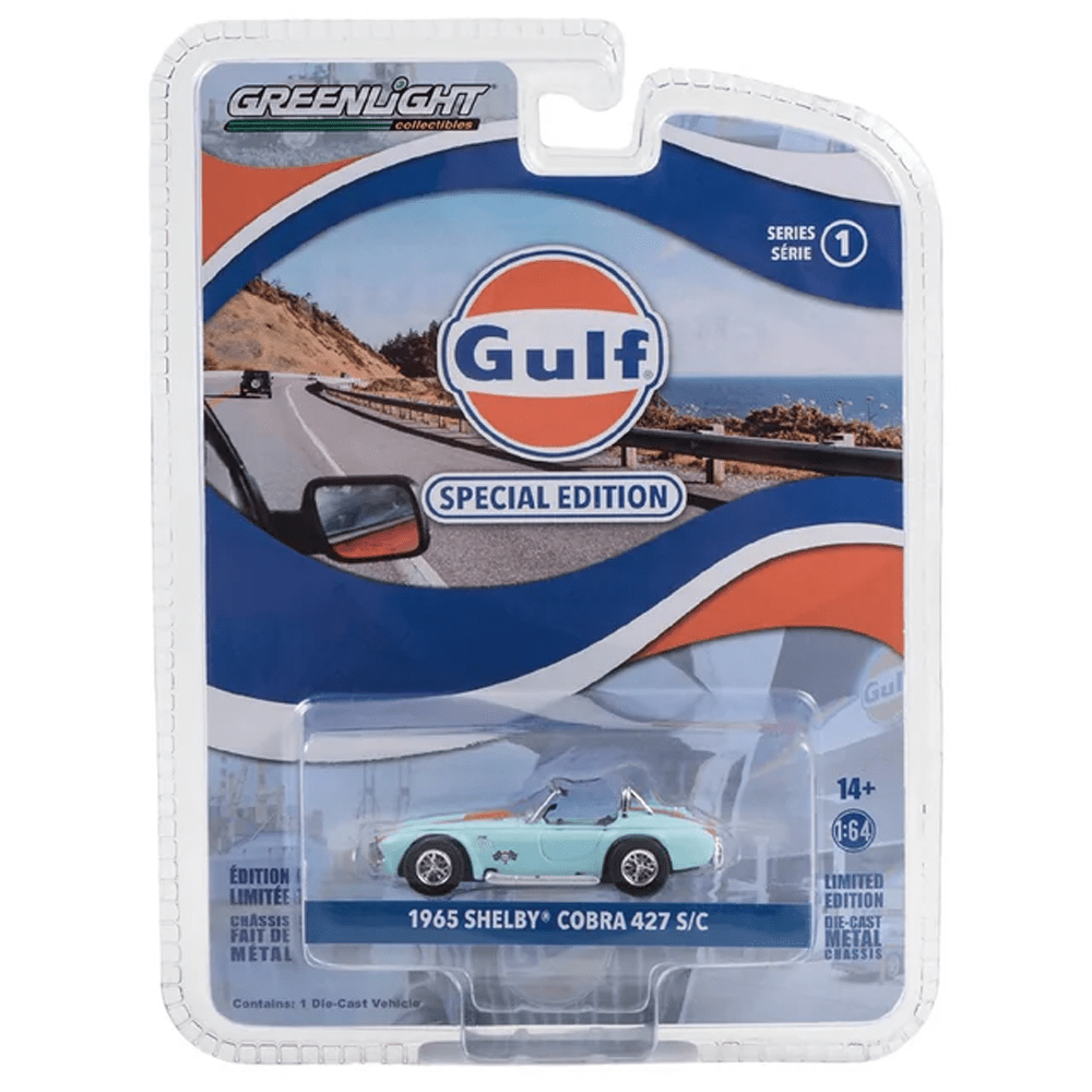 Greenlight - 1965 Shelby Cobra 427 S/C - 2023 Gulf Oil Special Edition ...