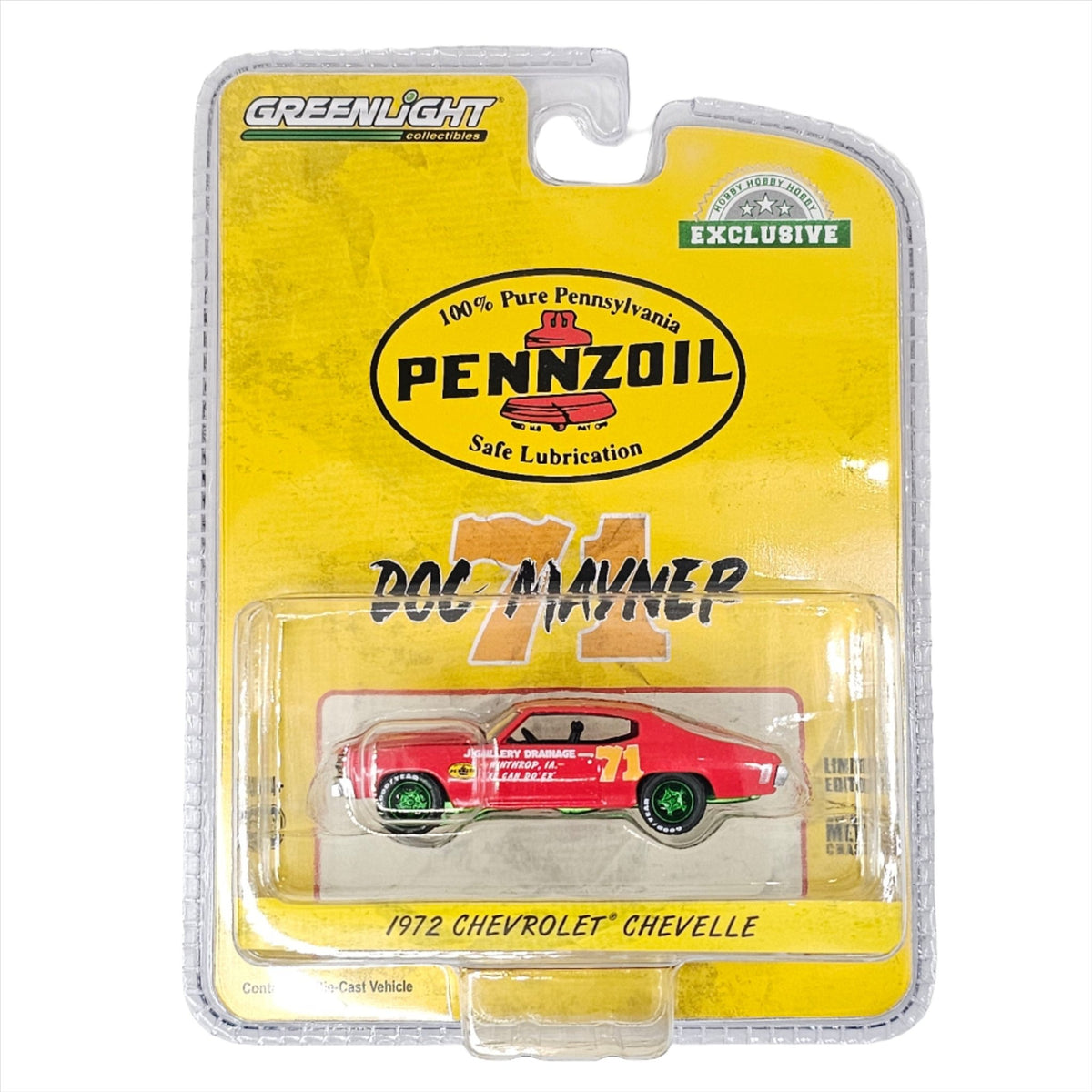 Greenlight - Doc Mayner's 1972 Chevrolet Chevelle - 2022 *Hobby Exclus ...
