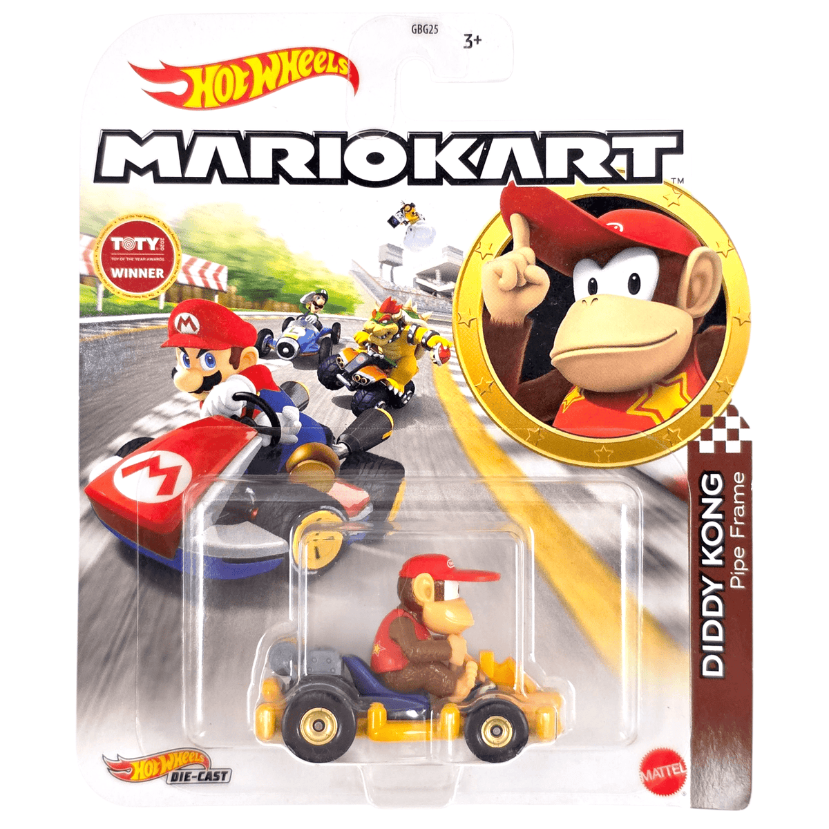 Hot Wheels - Diddy Kong (Pipe Frame) - 2021 Mario Kart Series – Top ...