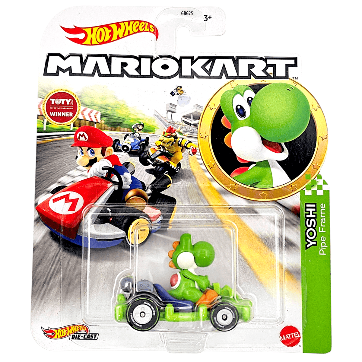 Hot Wheels - Yoshi (Pipe Frame) - Mario Kart Series – Top Collectibles