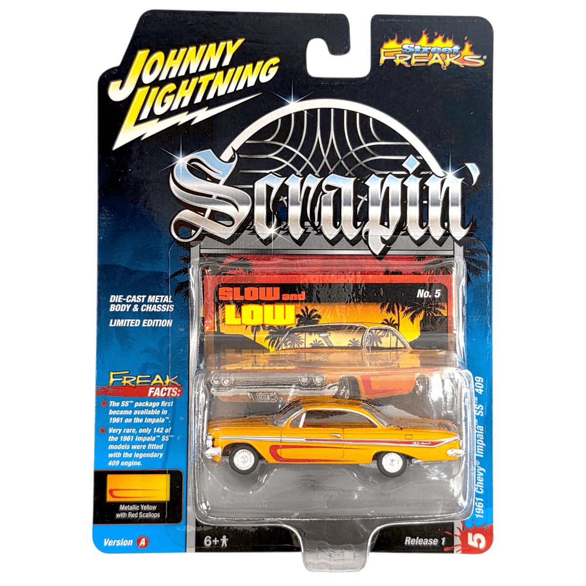 Johnny Lightning - 1961 Chevy Impala SS 409 - 2025 Scrapin' Series ...