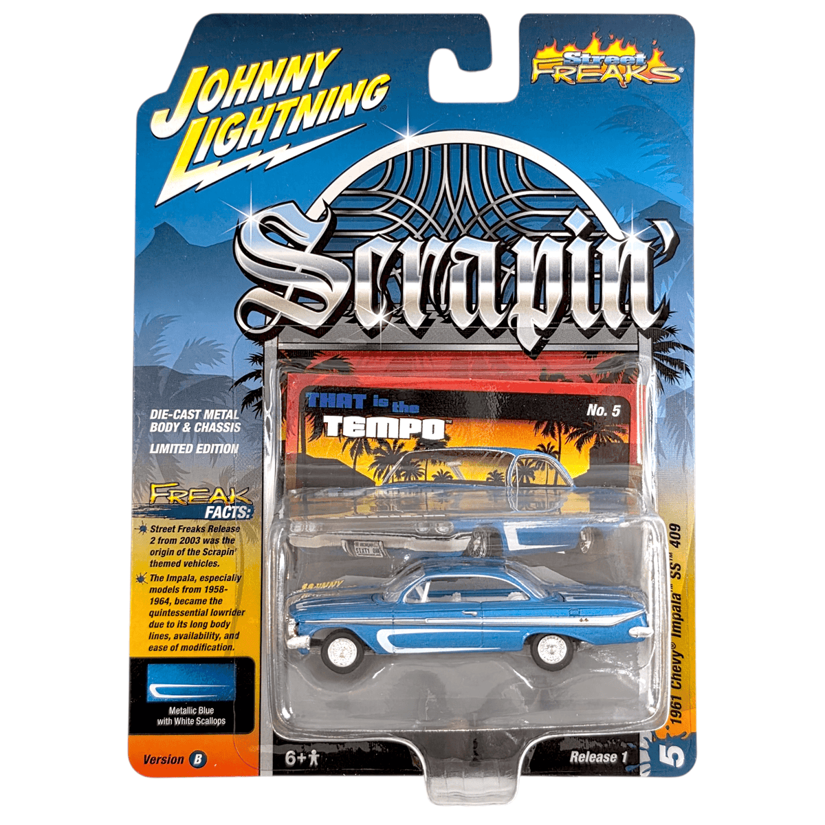 Johnny Lightning - 1961 Chevy Impala SS 409 - 2025 Scrapin' Series ...