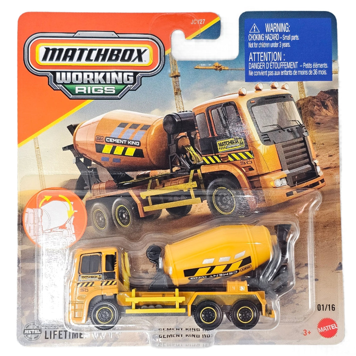 Matchbox - Cement King HD - 2025 Working Rigs Series – Top Collectibles