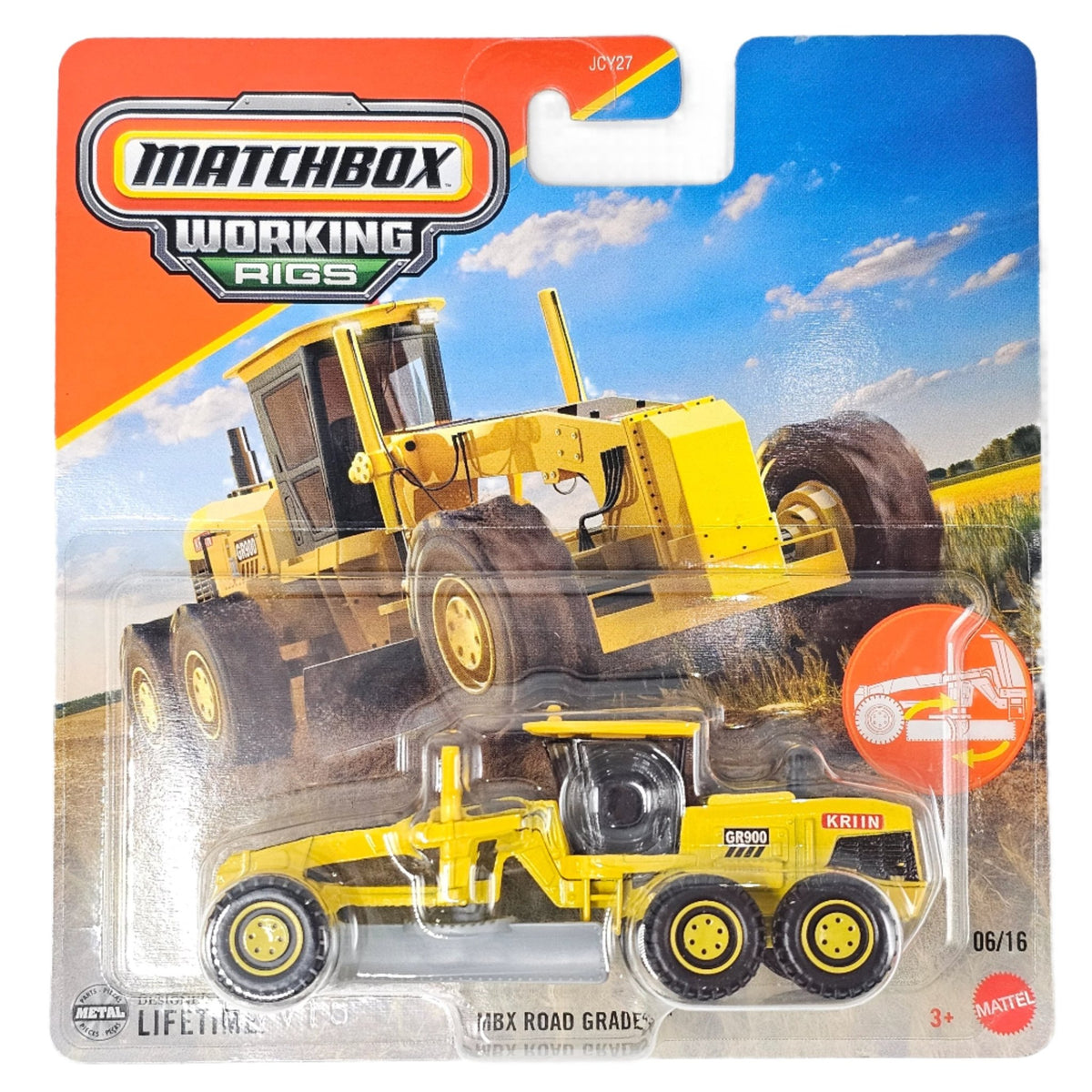 Matchbox - MBX Road Grader - 2025 Working Rigs Series – Top Collectibles