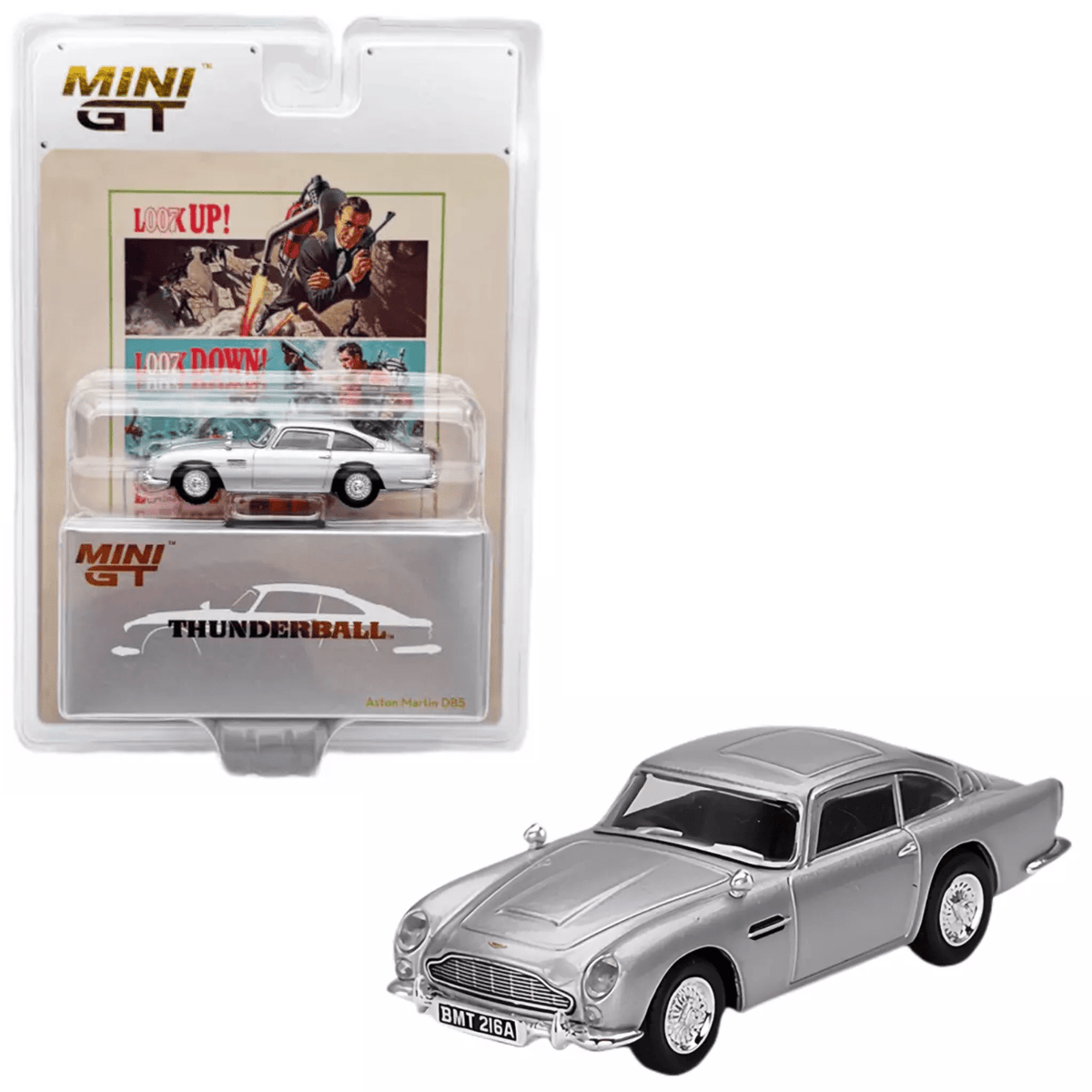 Mini GT - Aston Martin DB5 James Bond 007 Thunderball - English Packag ...
