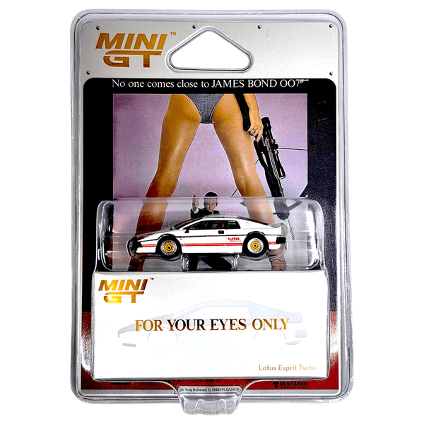 Mini GT - Lotus Esprit Turbo White “For Your Eyes Only” – English Vers ...