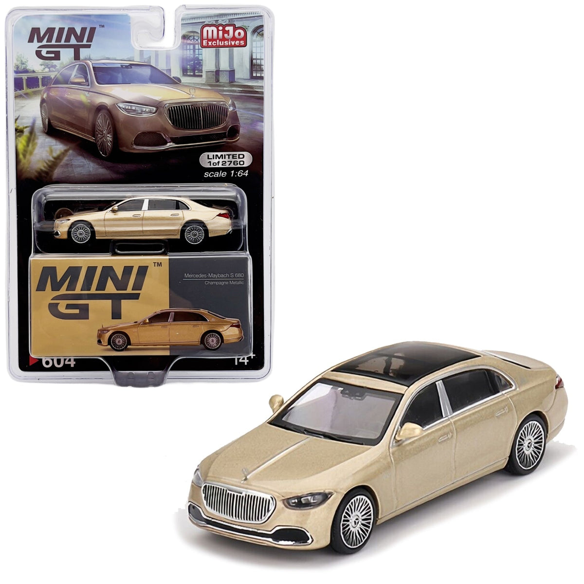 Mini GT - Mercedes-Maybach S 680 - Champagne Metallic – Top Collectibles