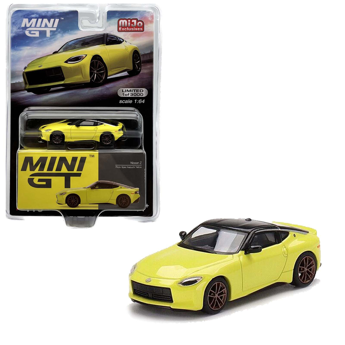 Mini GT - Nissan Z - Proto Spec Ikazuchi Yellow – Top Collectibles