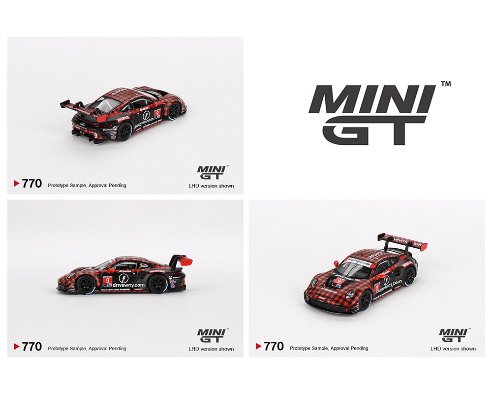 Mini GT - Porsche 911 GT3 R #9 GTD - PRO Pfaff Motorsports IMSA 2023 ...