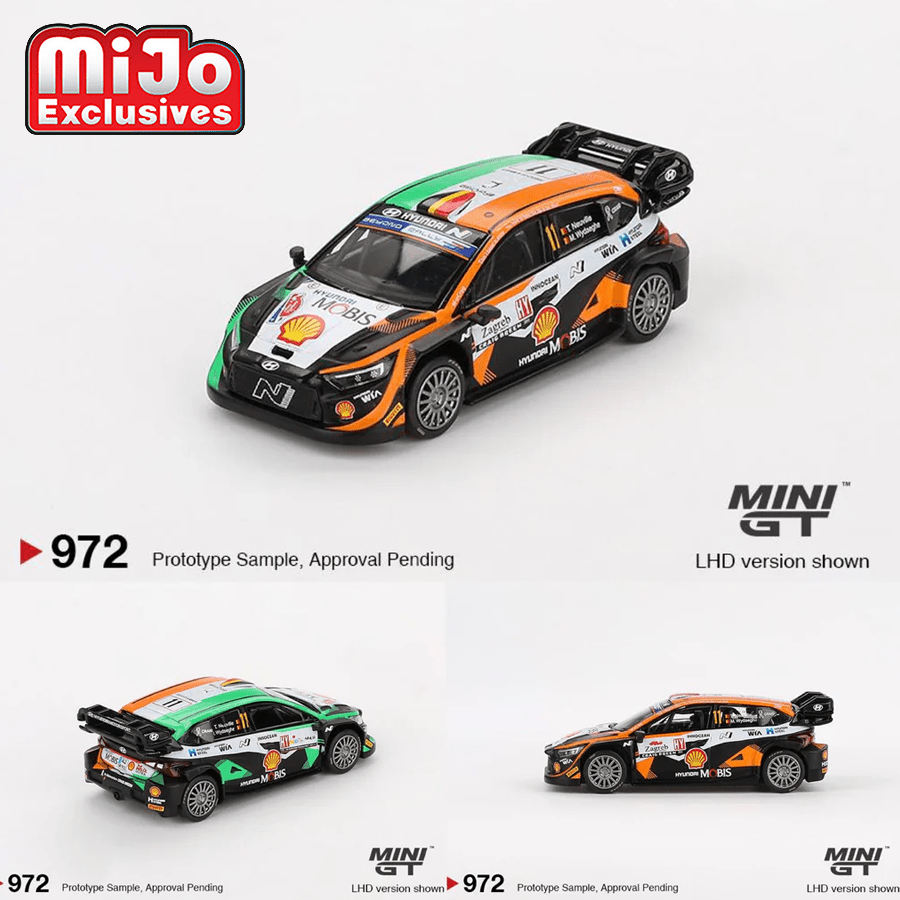 *Pre-Order* Mini GT - Hyundai i20 N Rally1 #11 2023 Rally Croatia Powe ...