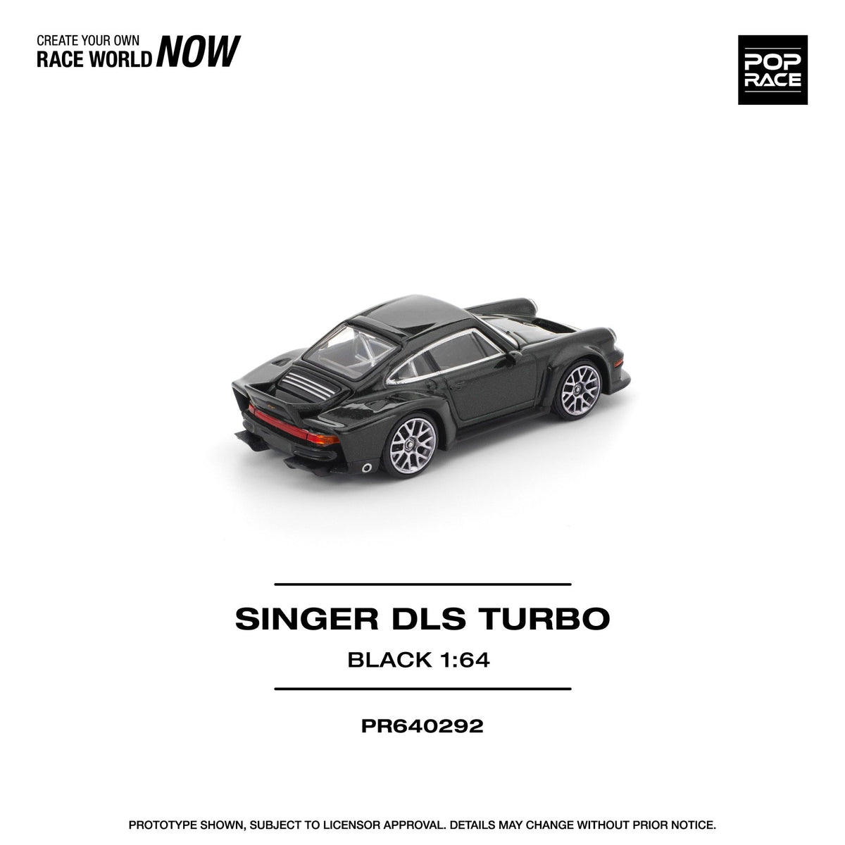 *Pre-Order* Pop Race - Singer DLS Turbo (Road) - Black – Top Collectibles