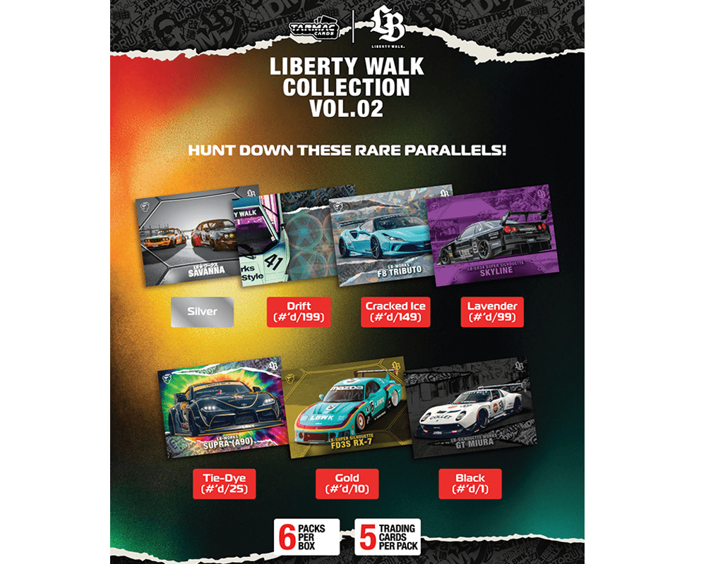 *Pre-Order* Tarmac Cards - Liberty Walk Collectible Trading Cards Volu ...