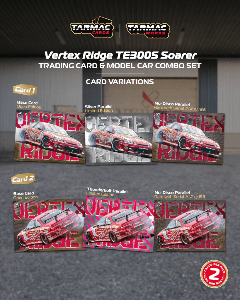 *Pre-Order* Tarmac Works - Vertex Ridge TE3005 Soarer Model Car + Trad ...