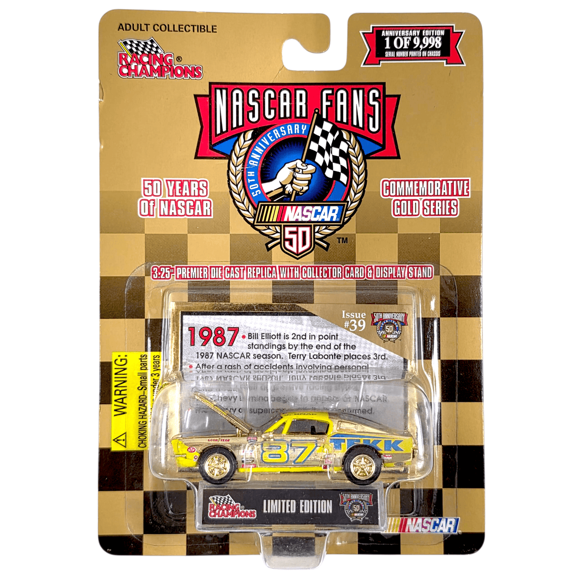 Racing Champions - Ford Mustang Stock Car - 1998 50 Years of Nascar Co ...