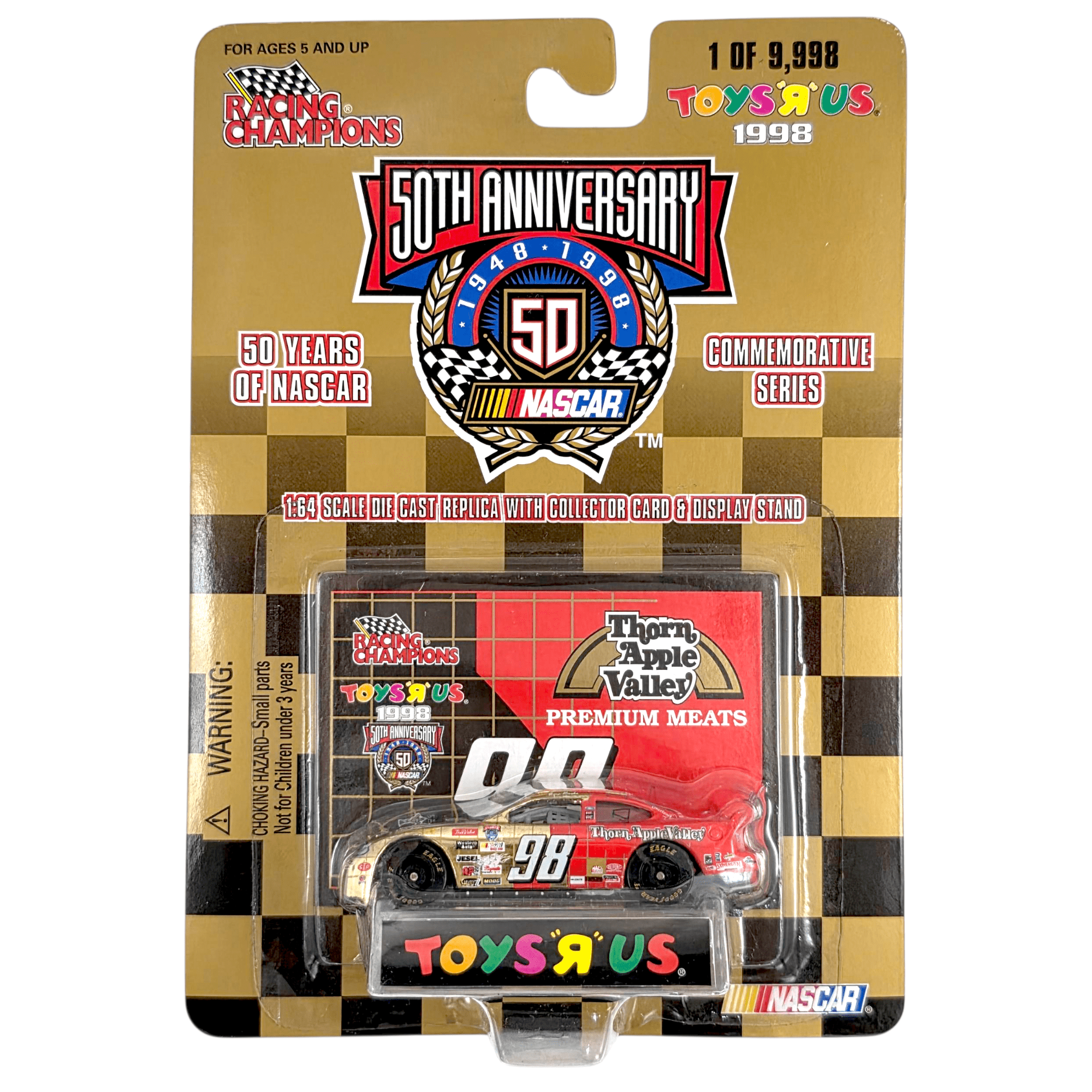 Racing Champions - Thorn Apple Valley Ford Taurus Stock Car - 1998 50 ...
