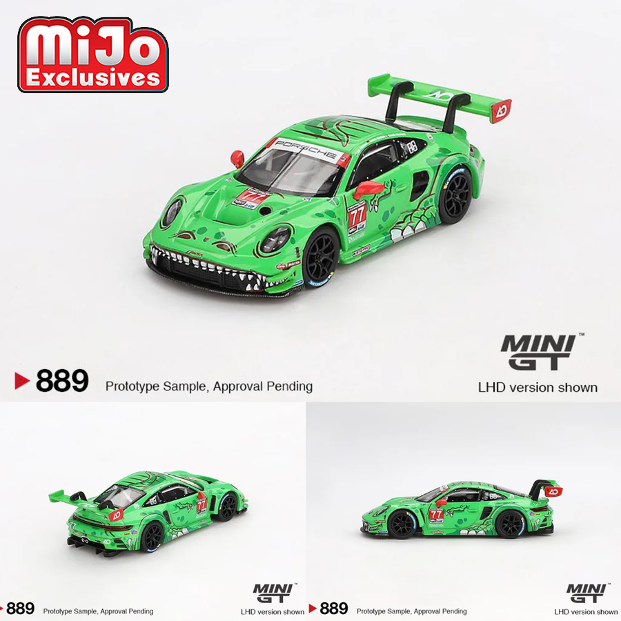 Mini GT - Porsche 911 GT3 R #80 - AO Racing 2023 IMSA VIRginia Roxy *P ...